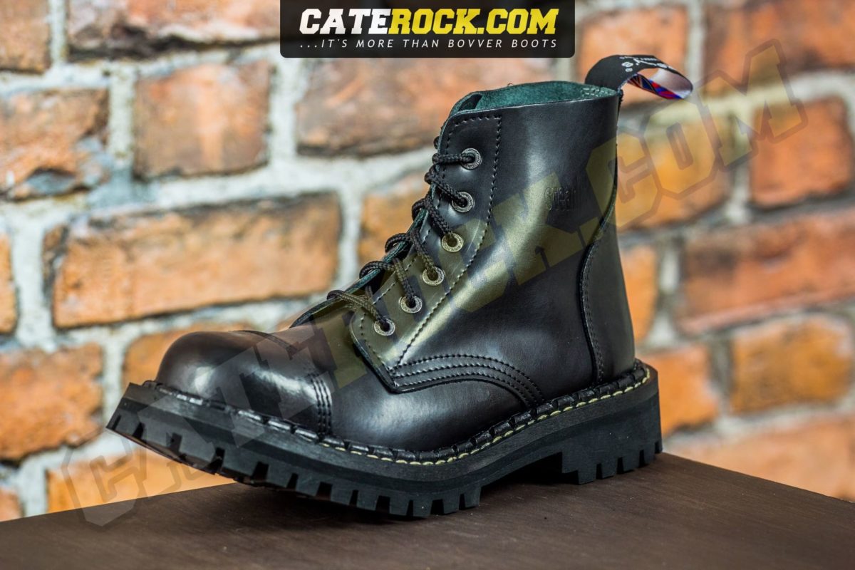 Bovver Boots 6 Eyelet (WIPED TO ORANGE) | CATEROCK.COM